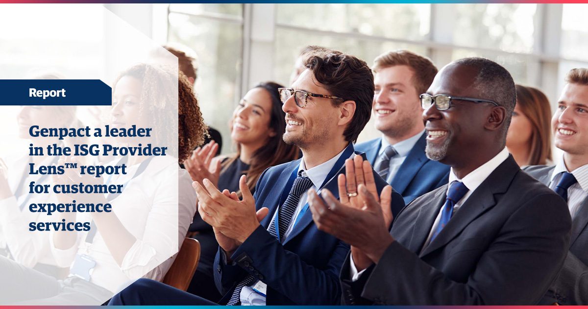 Genpact: Leader in ISG Contact Center Services 2023 report Genpact: Leader in ISG Contact Center Services 2023 report