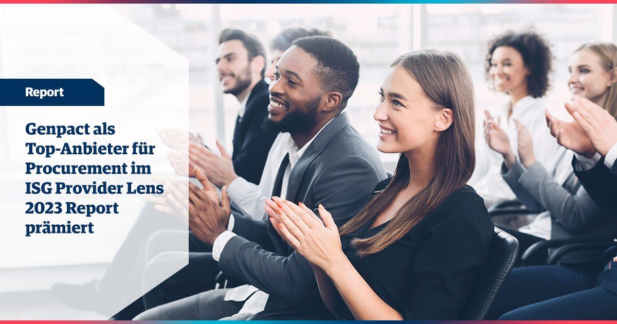 Genpact: 2023 ISG Leader Beschaffung BPO & Transformation Genpact: 2023 ISG Leader Beschaffung BPO & Transformation