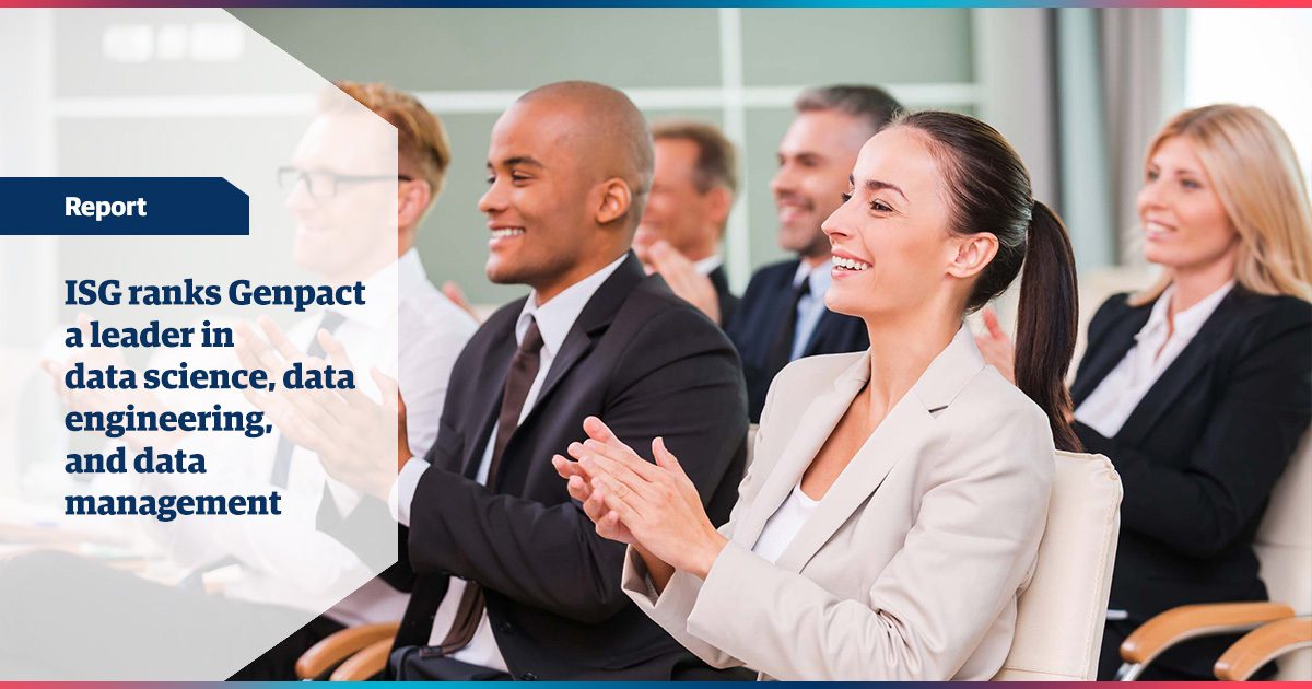 Genpact: ISG leader in data services Genpact: ISG leader in data services